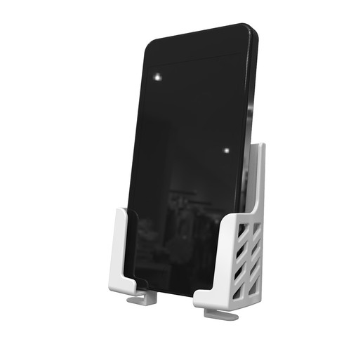 1Pc Double Slot Wall Bracket Hanging Bracket Storage Stand for Tablet ...