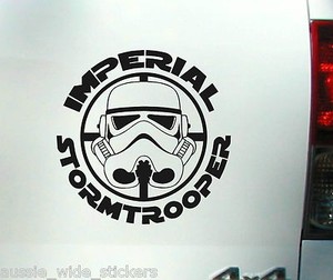 Star Wars Stormtrooper Vinyl Car 4x4 Decal Stickers suit JDM Ute 200 x ...