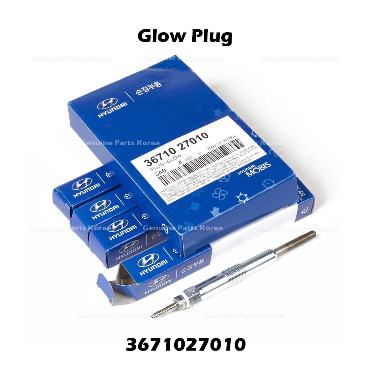 ⭐Genuine⭐ Glow Plug 3671027010 for Hyundai Santa Fe Trajet Tucson | eBay