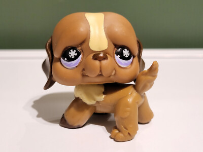 LPS # 688 LITTLEST PETSHOP ORIGINAL AUTHENTIQUE CHIEN DOG SAINT BERNARD ...