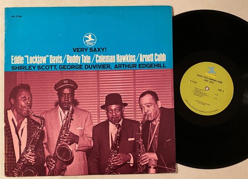 EDDIE LOCKJAW DAVIS Very Saxy COLEMAN HAWKINS Buddy Tate Arnett Cobb ...