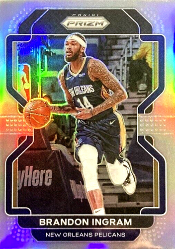 2021-22 Panini Prizm Brandon ingram SILVER PRIZM New Orleans Pelicans ...