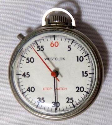 Vintage Westclox Pocket Stop Watch | eBay