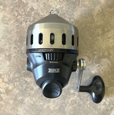 Zebco 808 Boss Hawg Bite Alert Power Handle, R/L Retrieve, cleaned ...