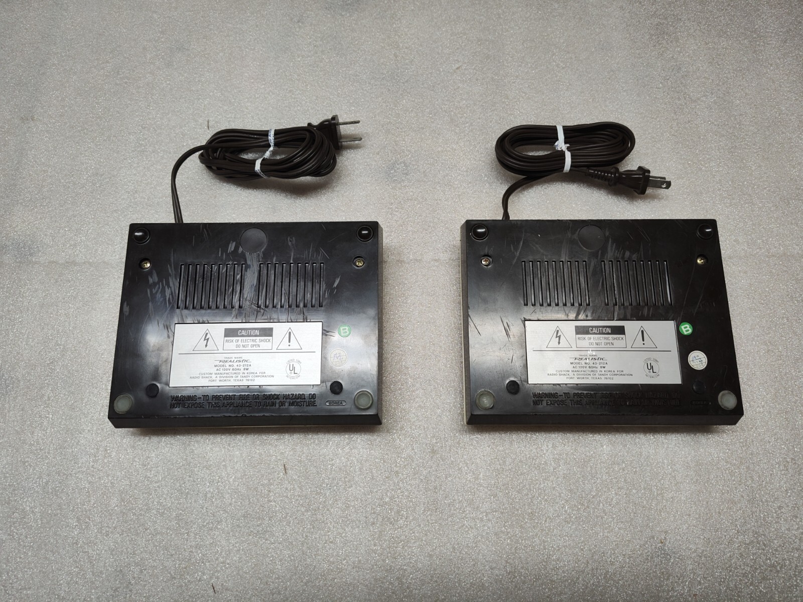 Vintage Realistic Plug n Talk FM Wireless Intercom Model 43-212 for ...