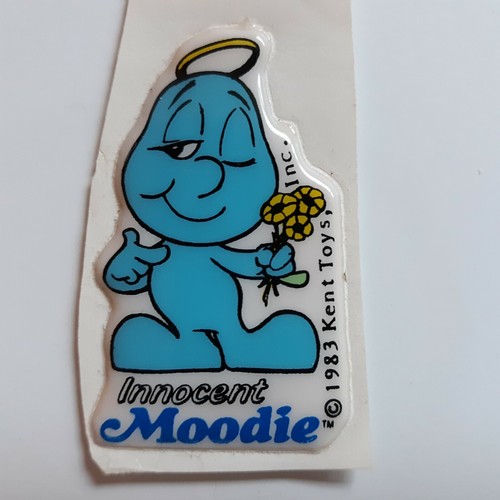 Vintage Moodies Puffy Sticker 1983 80s Retro Classic Kent Toys Innocent ...