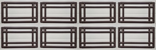 CLOPAY Prairie 510 Window Inserts / Short Panel Garage Door CHOCOLATE ...
