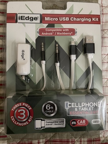 iEdge Micro USB Charging Kit, 6 foot Cable NEW | eBay