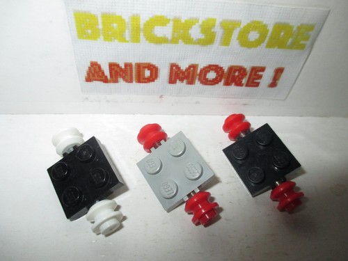 Lego - Plate Modified 2x2 Wheels Red/White 122c01 122c02 Choose Model ...