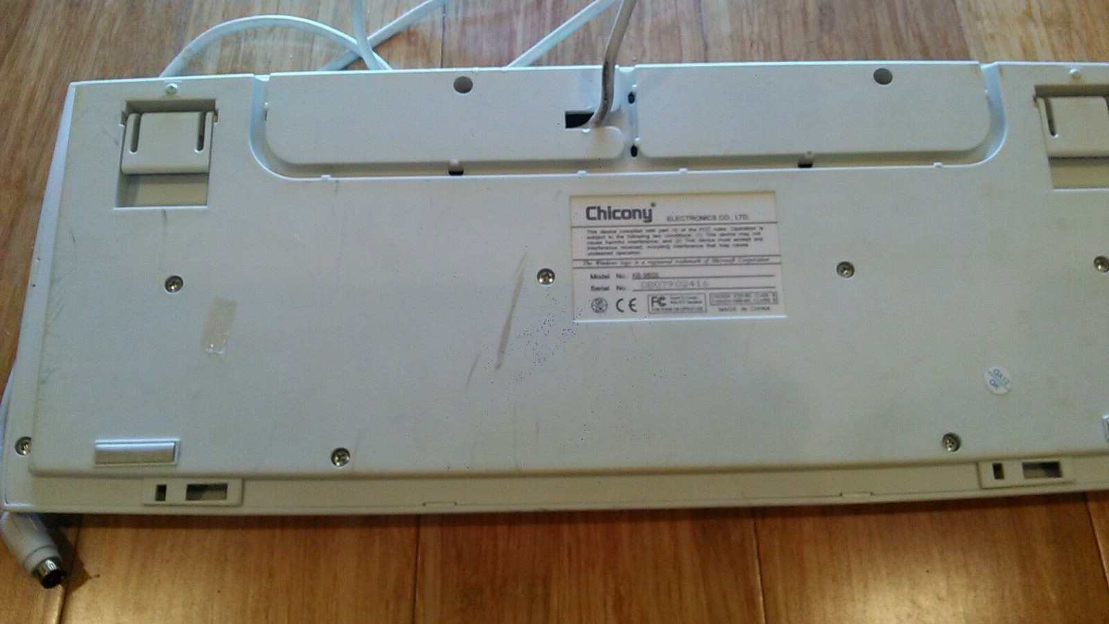 Vintage Chicony 104 Key Clicky PS/2 Keyboard KB-9805 Windows | eBay