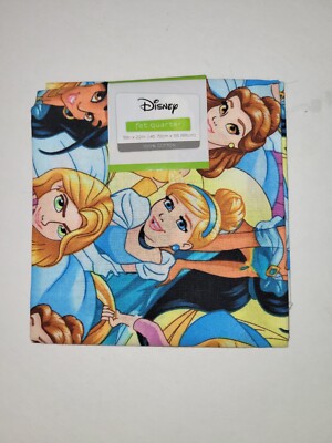 New! Disney Fat Quarters Fabric, 100% Cotton 18” X 22” Disney ...