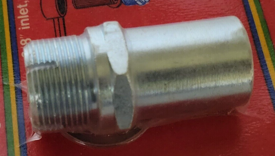 Self-Tapping ⅞" Carburetor Fuel Inlet Thread Bypass Fitting ⅜" Fuel ...