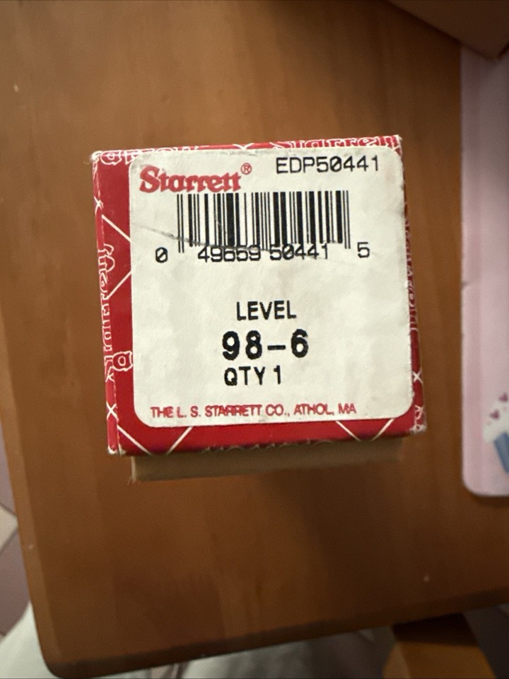 Starrett No. 98 6" Machinist Level | eBay