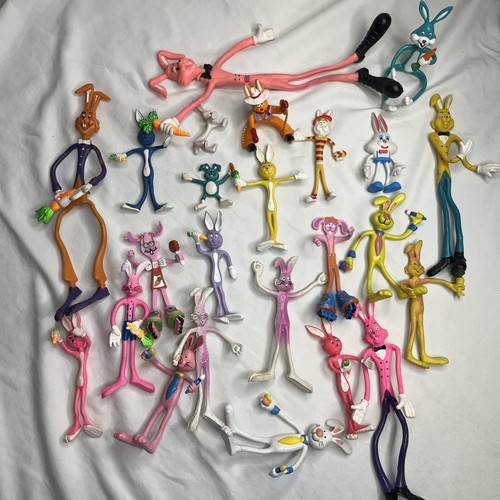 Lot(25) Bendable Bunny Rabbit Toys. Used, great for East baskets and ...