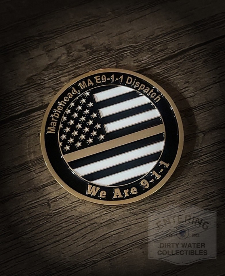 Marblehead MA Police Dispatch Challenge Coin | eBay