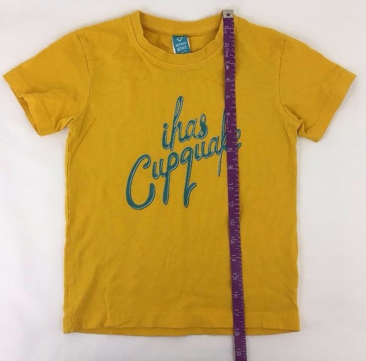 Youth XS Cupquake ihascupquake T-Shirt Limited Edition 2014 Yellow ...