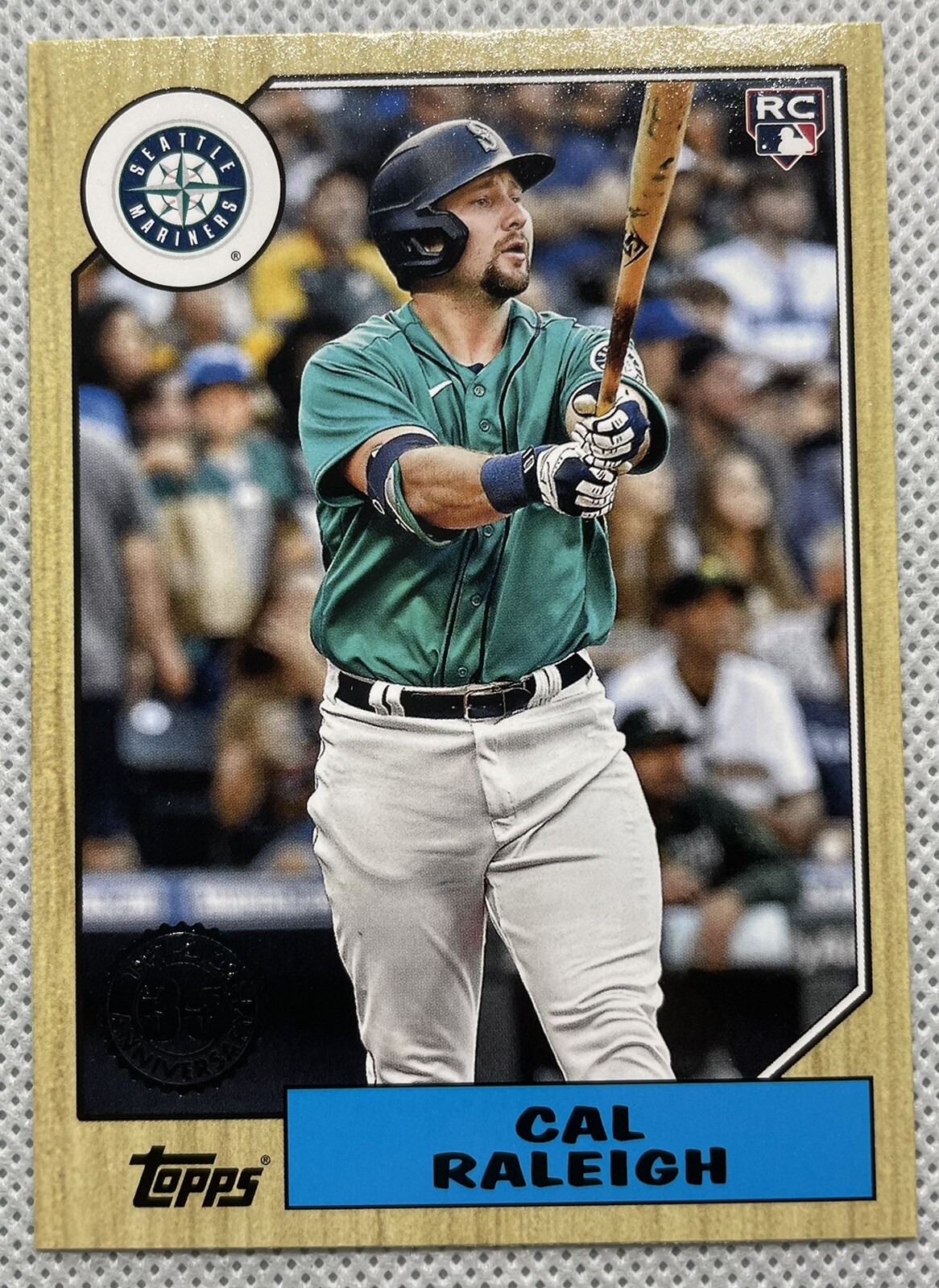 CAL RALEIGH RC 2022 TOPPS SERIES 1 1987 35TH ANNIVERSARY #T87-72 ...