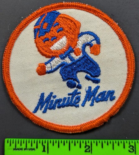 Vintage Minute Man Gas Oil Car Truck Auto Patch | eBay
