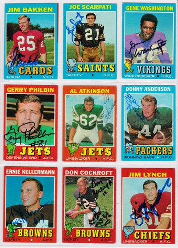 SIGNED JIM LYNCH 1971 TOPPS FOOTBALL CARD AUTOGRAPHED - CHIEFS | eBay