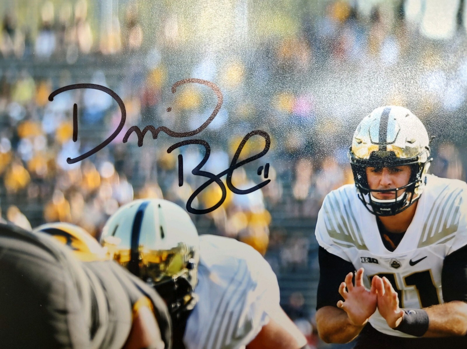 Purdue Boilermakers David Blough Signed 8x10 Photo COA BUF | eBay