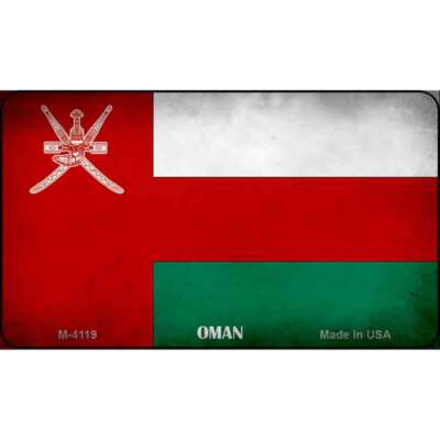 Oman Flag Novelty Metal Magnet M-4119 | eBay