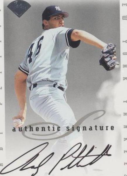 1996 Leaf Signature Series - Signatures Update Andy Pettitte (AU) for ...