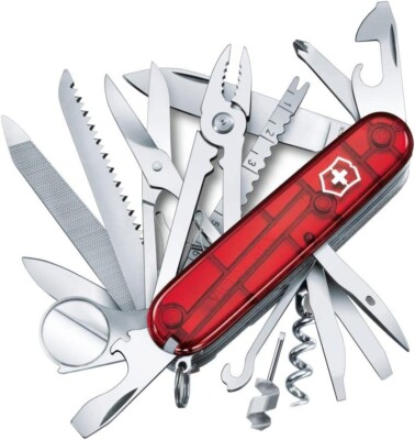 Victorinox Swiss Army Multi-Tool, SwissChamp 33 Function Pocket Knife 1 ...