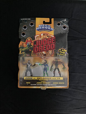 Judge Dread Action Figures 1995 Judge V.s Anti-Judges Pack No 4 mega ...
