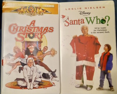 Disney Santa Who? / A Christmas Story 2 VHS Video Clamshell Set Two AB ...