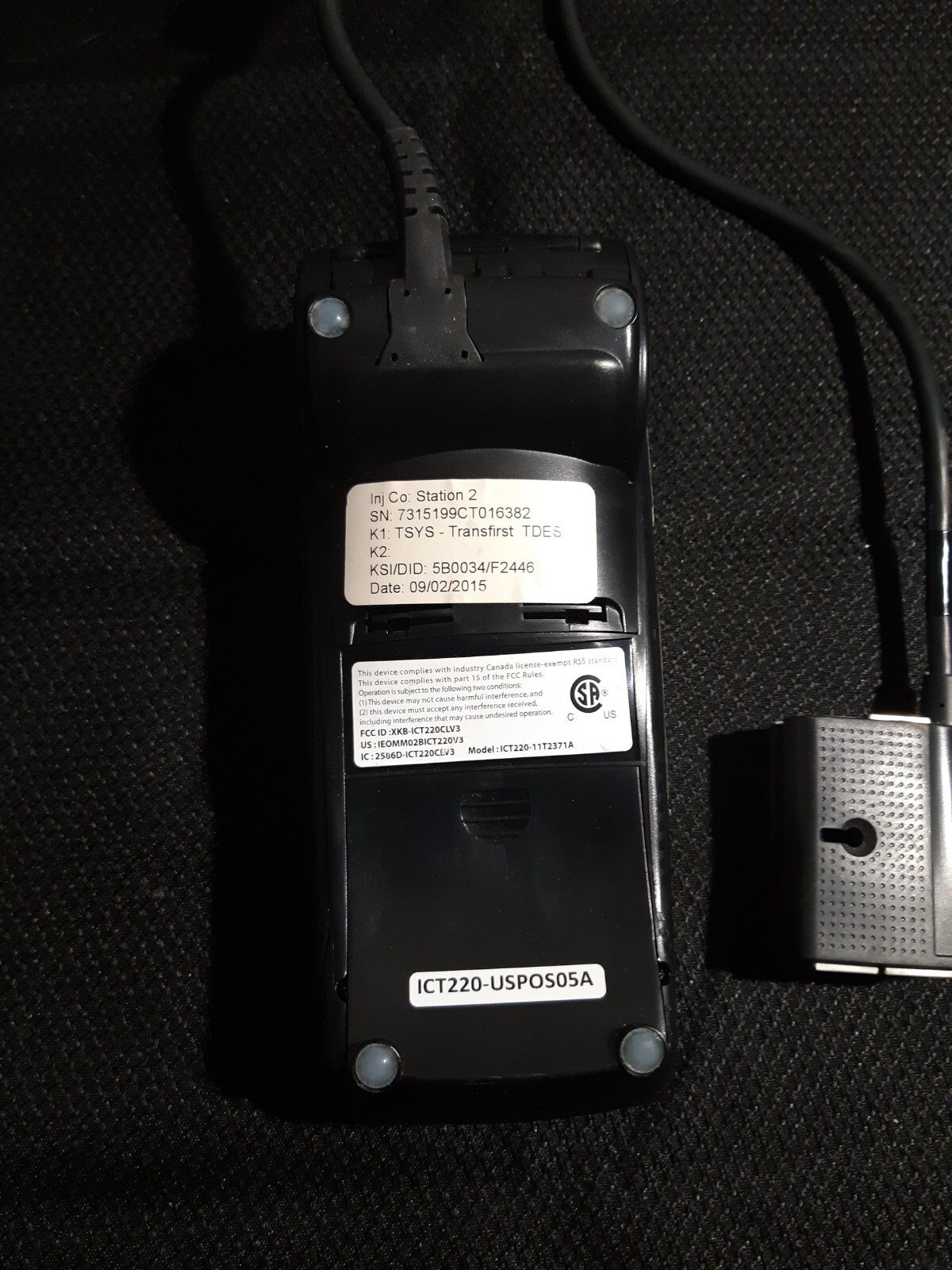 Ingenico ICT220 POS Debit/Credit Card Payment Pin Pad | eBay