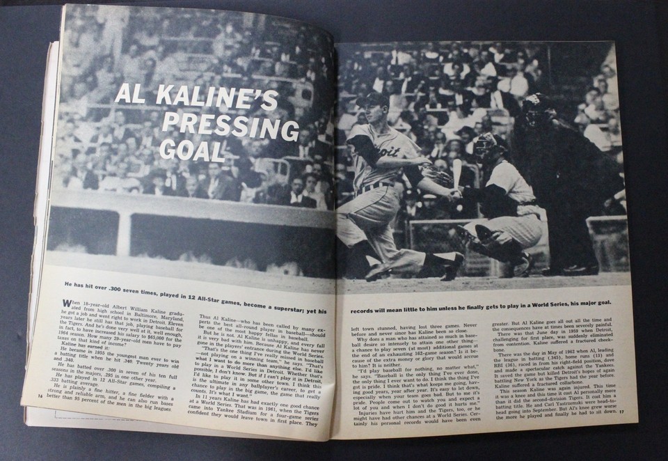1964 Inside Baseball Magazine Koufax/ Kaline Cover *M551 | eBay