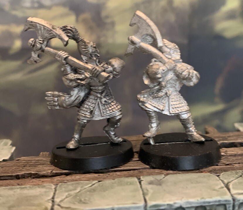 Metal White Lions of Chrace High Elves X2 Warhammer The Old World | eBay