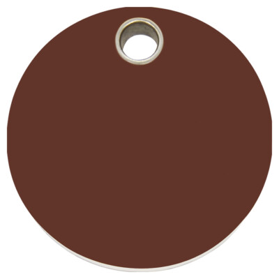 RedDingo Plaque D'Identification Individuel Gravure Plastique Cercle ...