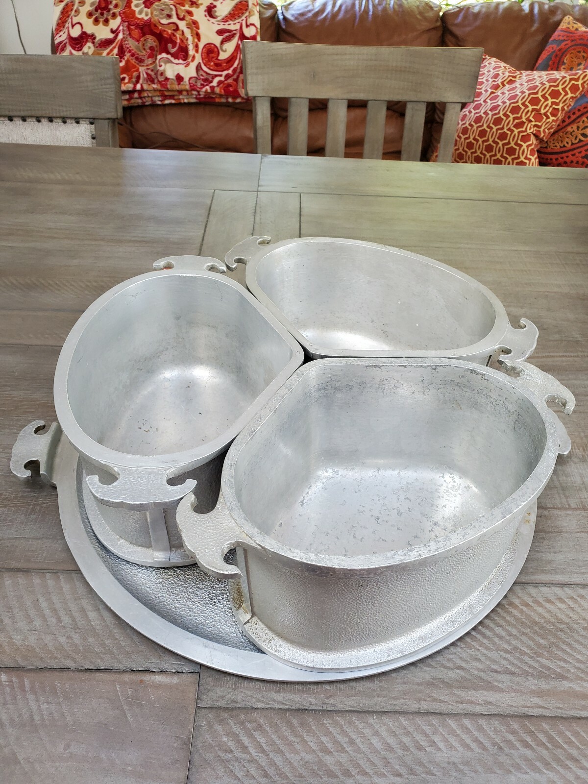 Guardian Service Ware CLEAN Cast Aluminum w/Glass Lids&Trey 1chip Lid ...