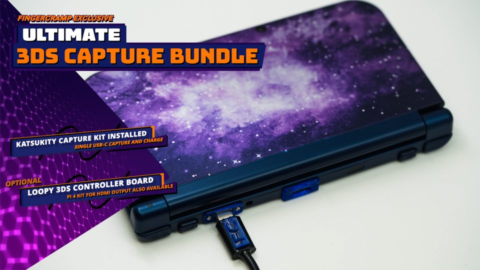 INSTALL SERVICE - NEW NINTENDO 3DS XL - KATSUKITY CAPTURE KIT | LOOPY ...