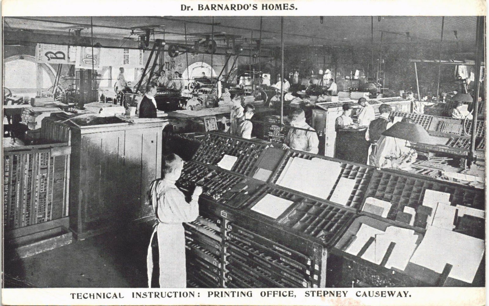 Stepney Causeway. Dr Barnardo's Homes. Printing Office. | eBay UK