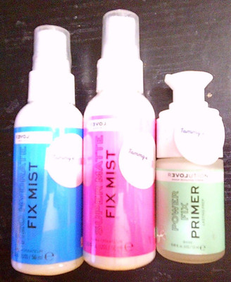 3 NEW REVOLUTION Super matte fix mist H2O hydrate fix mist & Power Fix ...