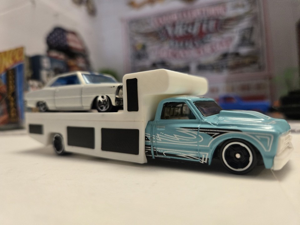 67 C10 HAULER , Hot Wheels, Conversion. Truck Included Fully Assembled ...