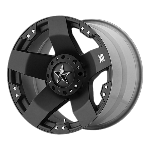 17x8 XD XD775 ROCKSTAR Matte Black Wheel 6x135/6x5.5 (10mm ...