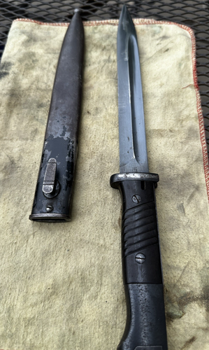 German K98 Bayonet Alex Alexander Coppel Solingen ACS Eagle / Spine ...