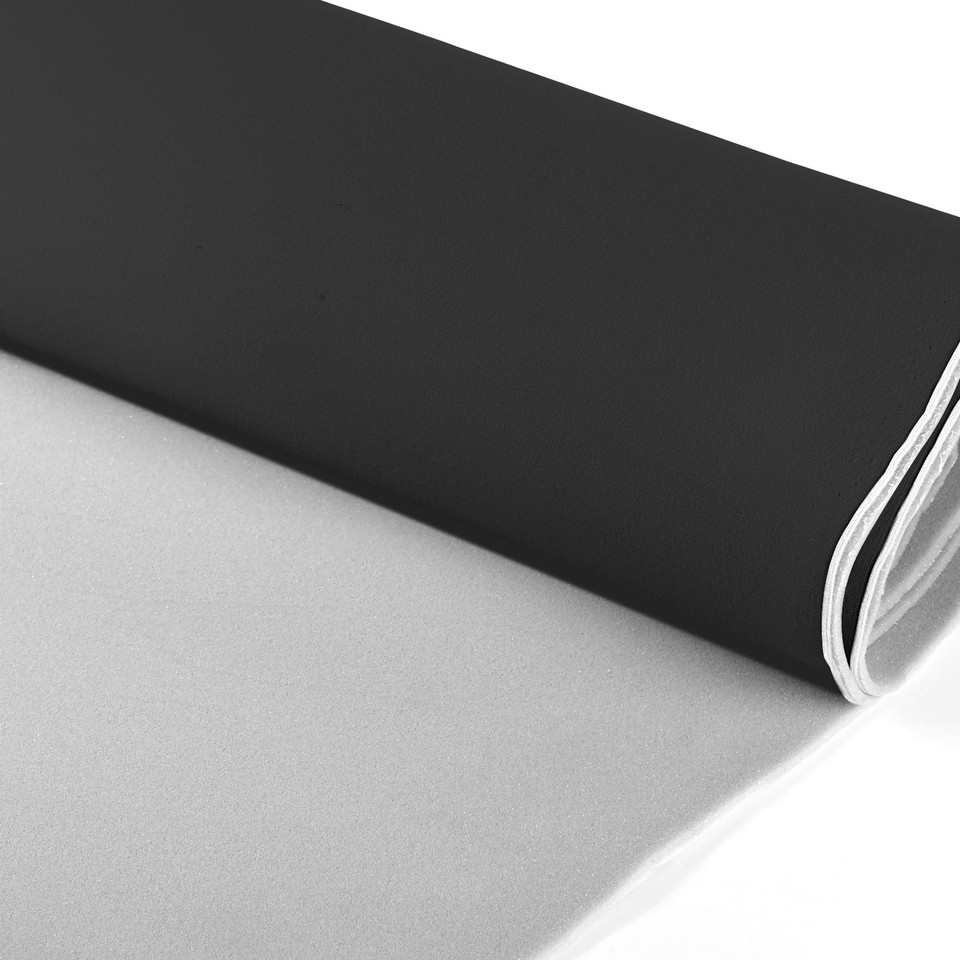 Car Headlining Roof Lining Fabric 3M Black Headliner Flat Knit Back ...