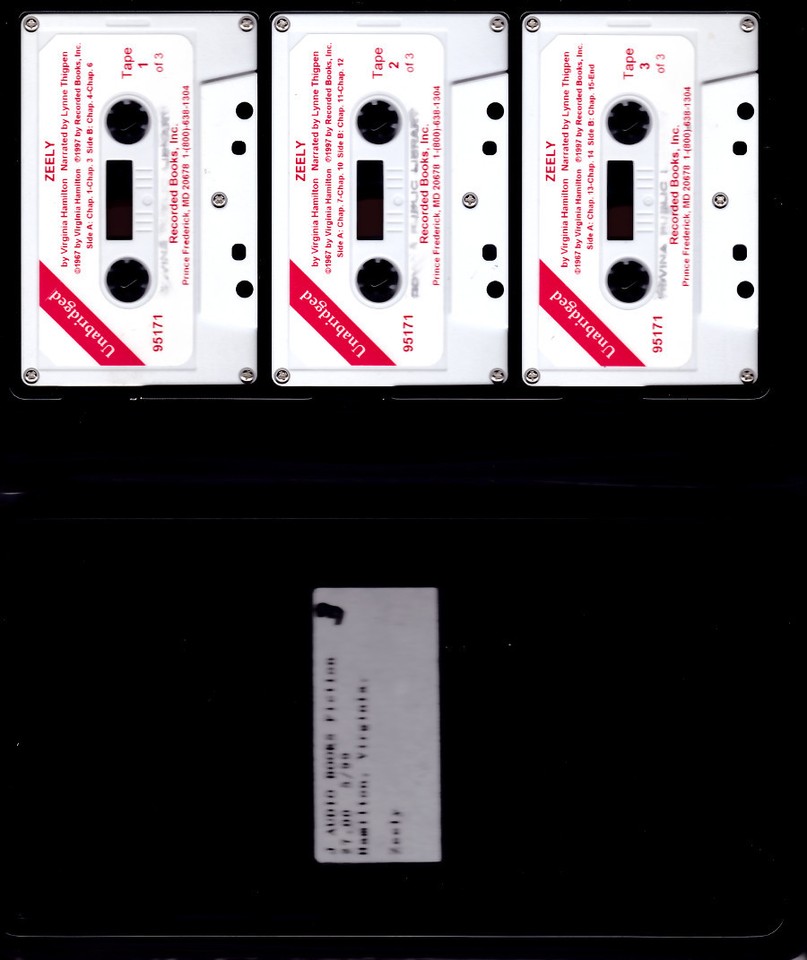 Zeely by Virginia Hamilton (2002 Cassette Unabridged) Recorded Books Ex ...