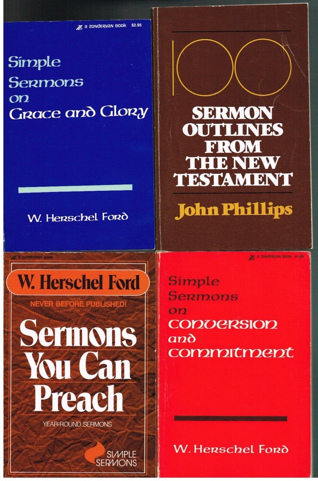 20 Christian sermon preaching books lot Spurgeon Ford others | eBay