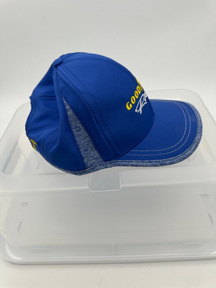 Vintage Blue Goodyear Racing Hat Cap Strap Back Adjustable Blue New ...