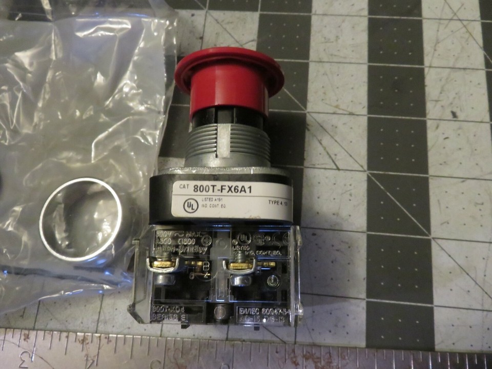 Allen Bradley Switches, Pushbuttons, Lens's, Contact Blocks E-Stop ...
