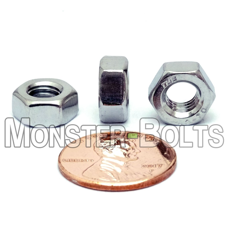 Metric Stainless Steel Hex Nuts DIN 934 M2 M2.5 M3 M3.5 M4 M5 M6 M8 M10 ...
