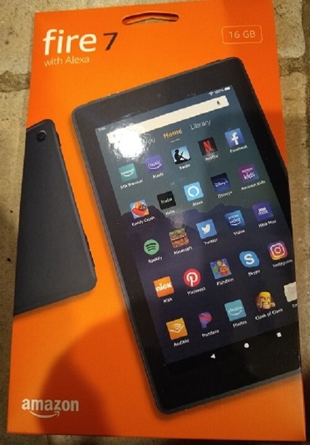 Amazon Fire 7 (9th Generation) 16GB, Wi-Fi, 7in - Black (Without ...