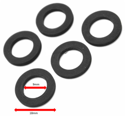 Pack of 5 Butane Calor 4.5kg gas bottle flat regulator washers washer O ...