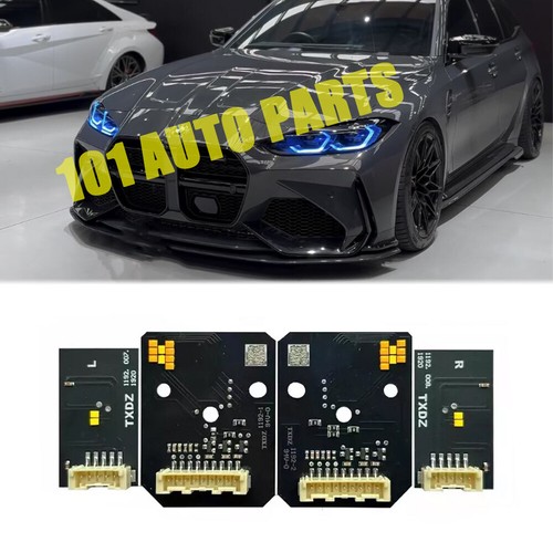 Ice Blue Angel eye DRL LED Boards For BMW G22 G23 G26 4 SERIES 2021 ...