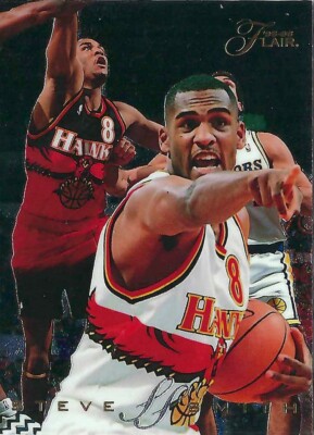 1995 96 Flair Steve Smith Atlanta Hawks Ebay